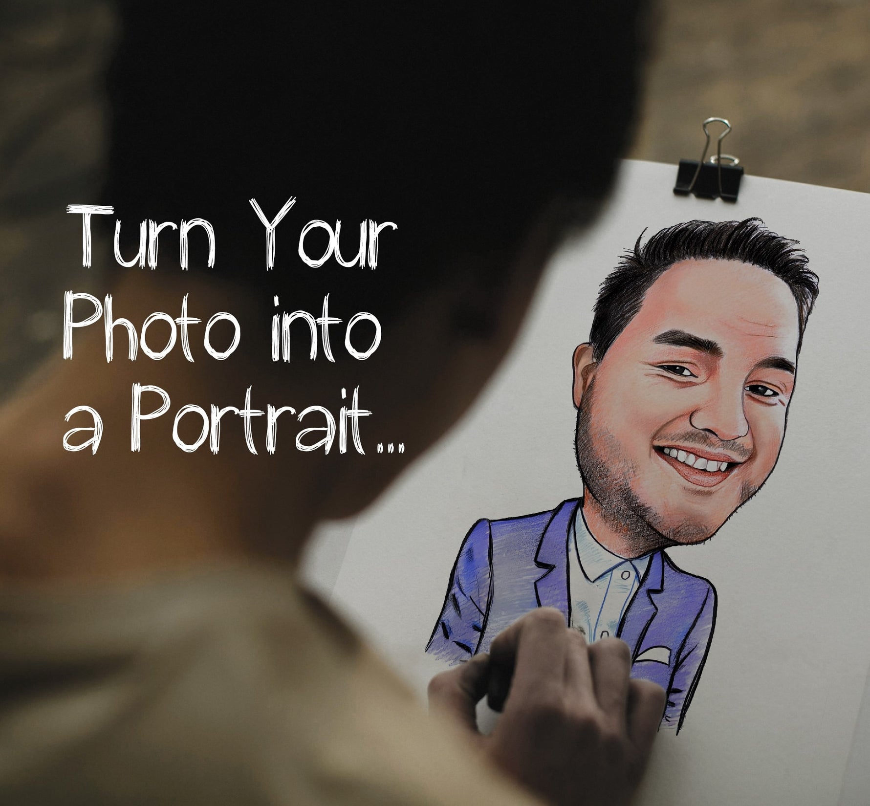 Charlies Drawings - Hand drawn portraits from photos – Charlie's Drawings