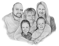 Charlies Drawings - Hand drawn portraits from photos – Charlie's Drawings