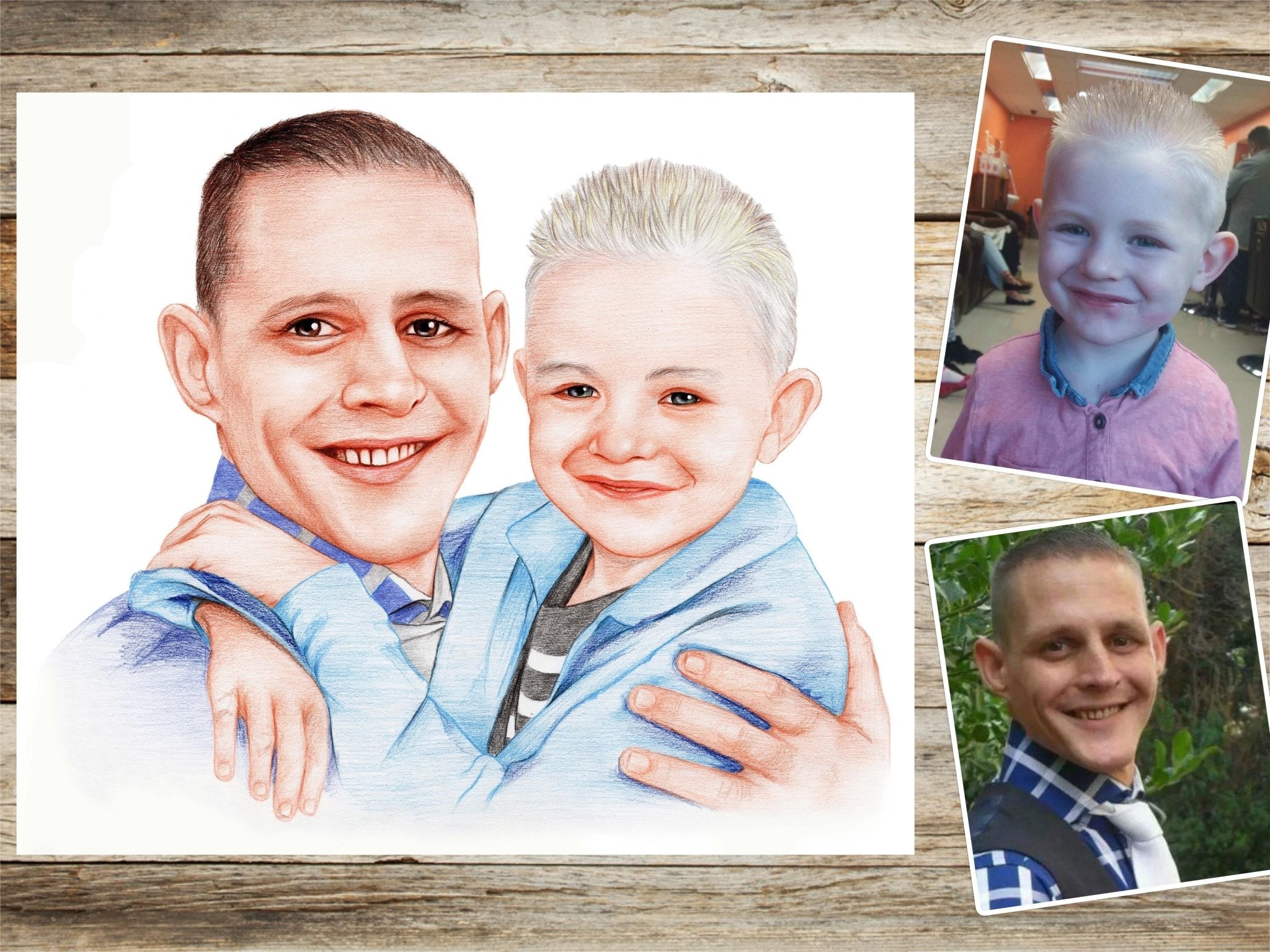 Colour Pencil Portrait 🇺🇸 USA DELIVERY – Charlie's Drawings